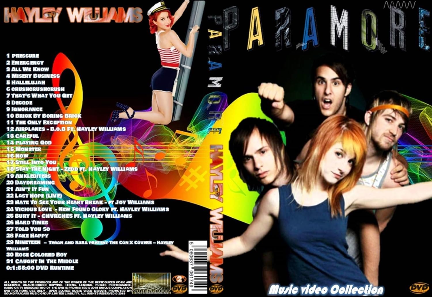 Amazon.com: Paramore Music Video DVD - Jewel-Box Exclusive Edition For ...