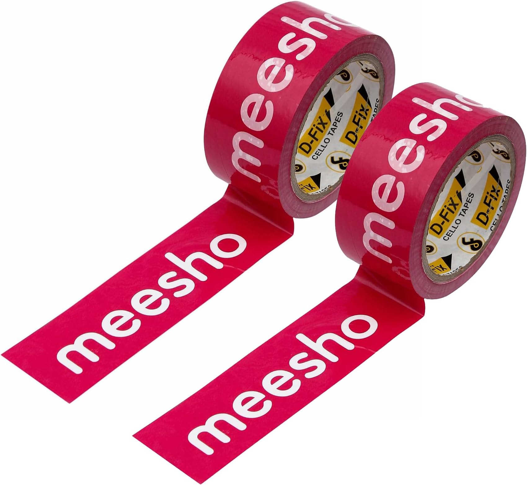 D-fix® 12PCS Meesho Printed Packaging Tape, 48mm x 65 Meters -42 Micron ...