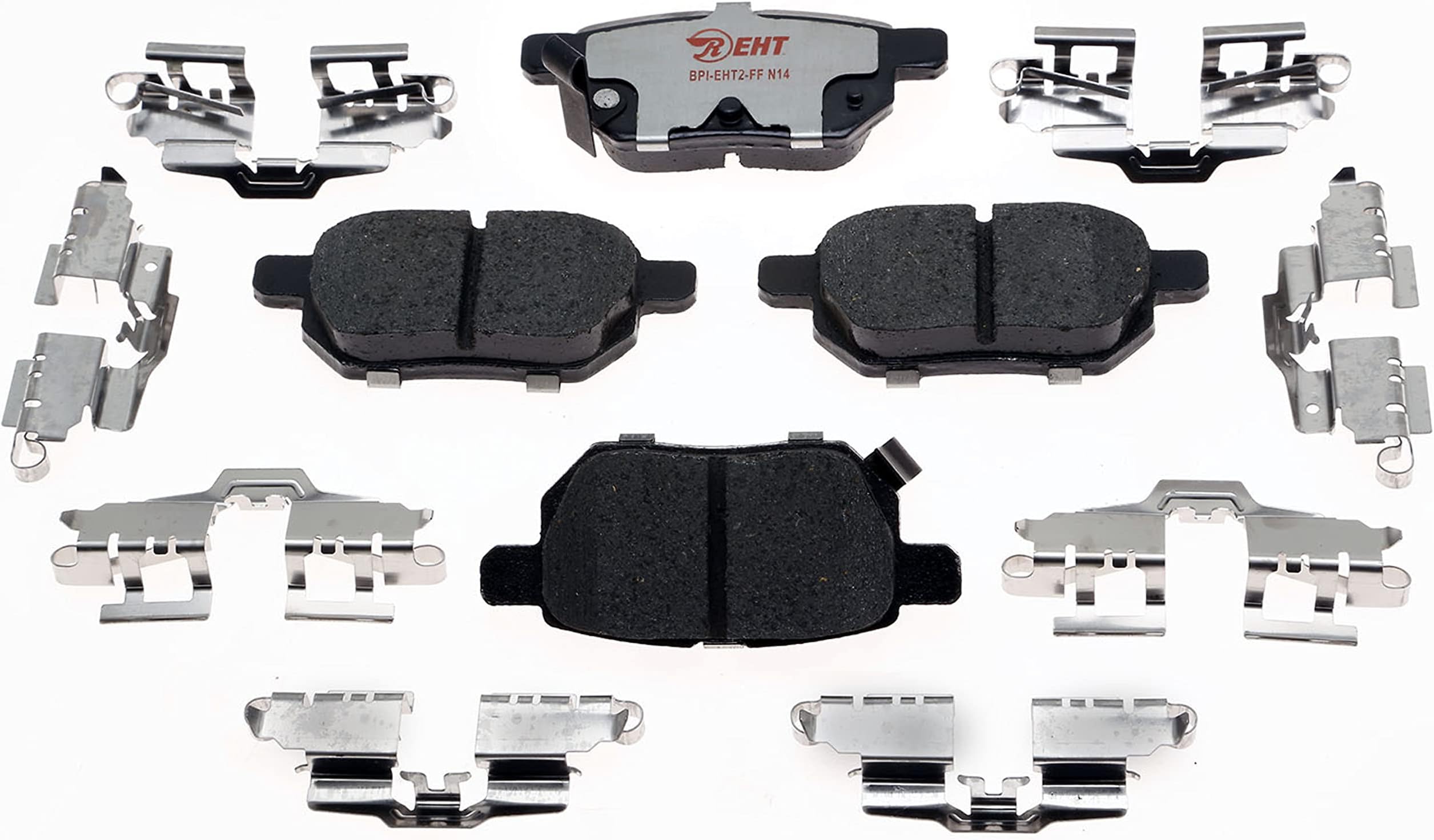 Amazon.com: SIPAUTEC-Front and Rear Brake Pads 4-Wheel Set Ceramic Disc ...