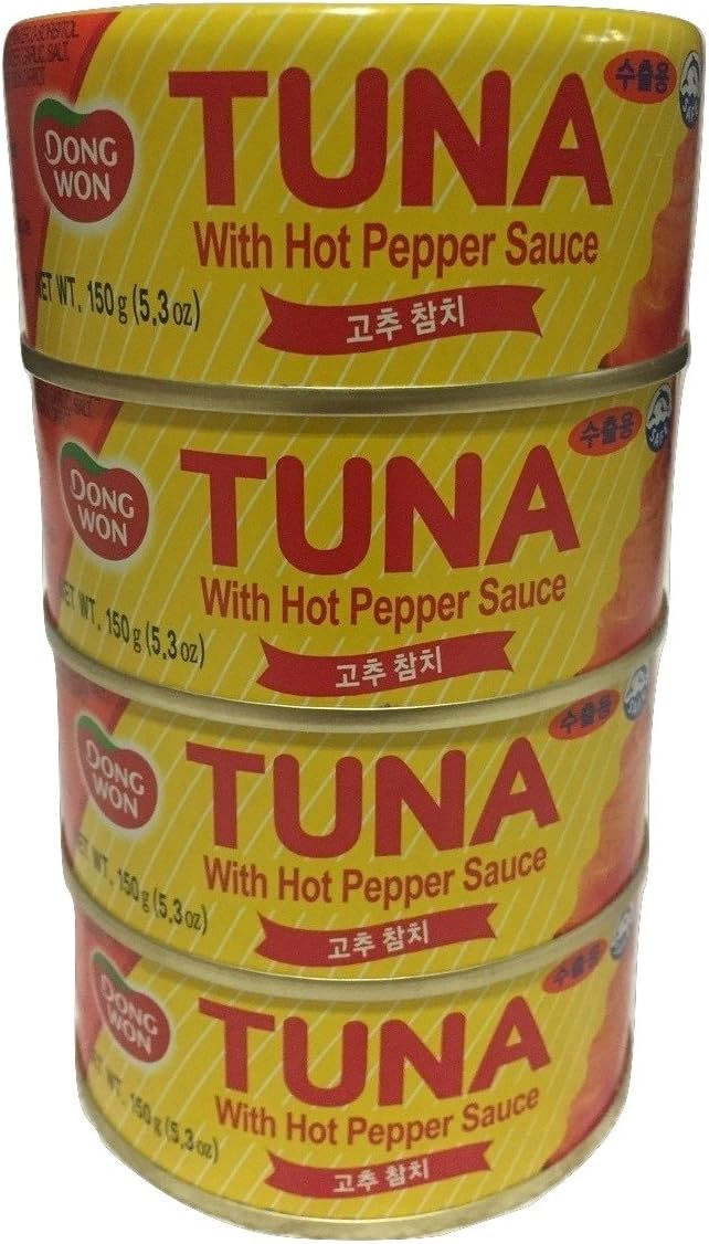 Amazon.com : Dongwon Tuna Can, 150gram (4 Cans) : Grocery & Gourmet Food