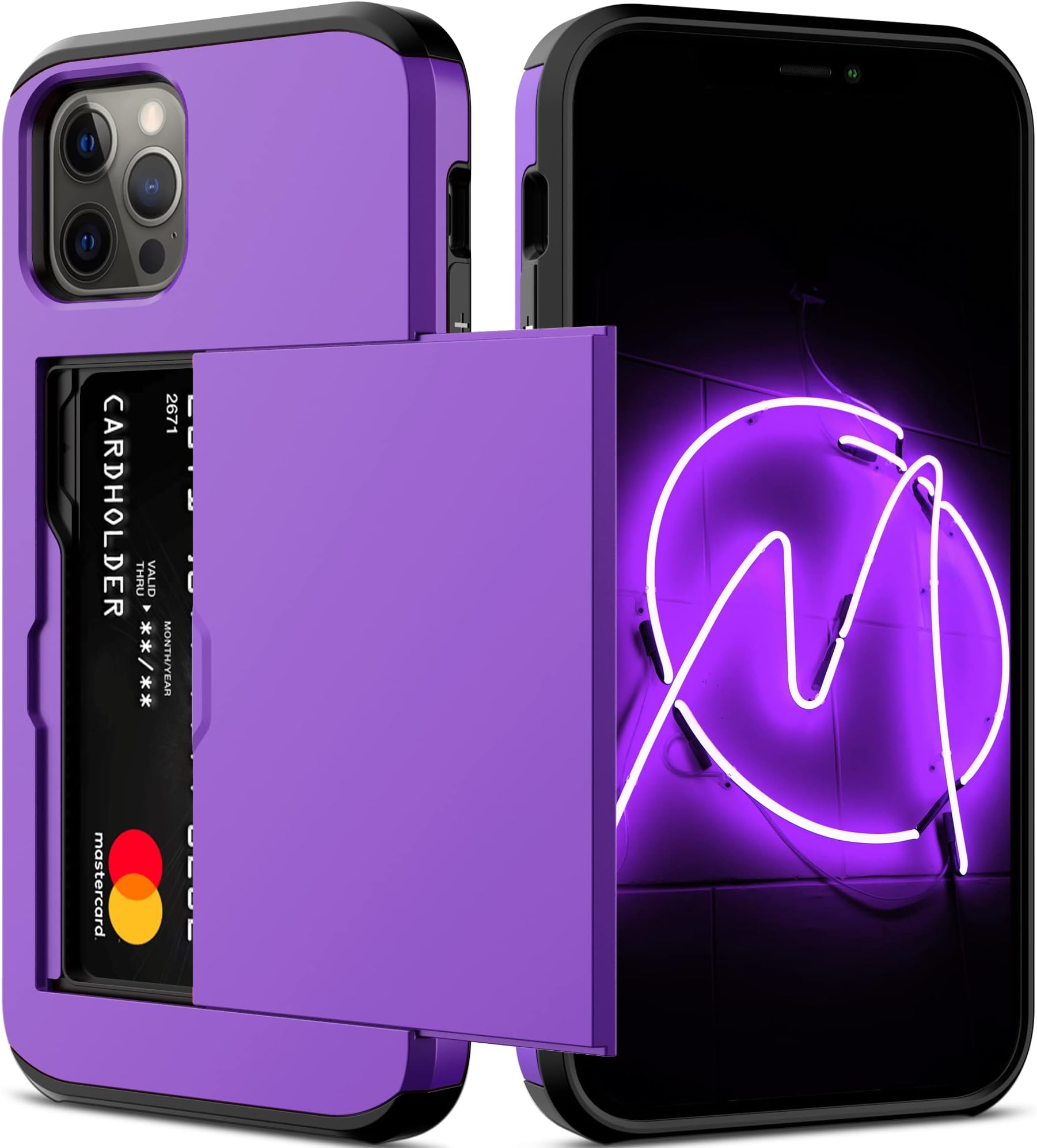 Amazon.com: JETech Wallet Case for iPhone 12/12 Pro 6.1-Inch with Card ...