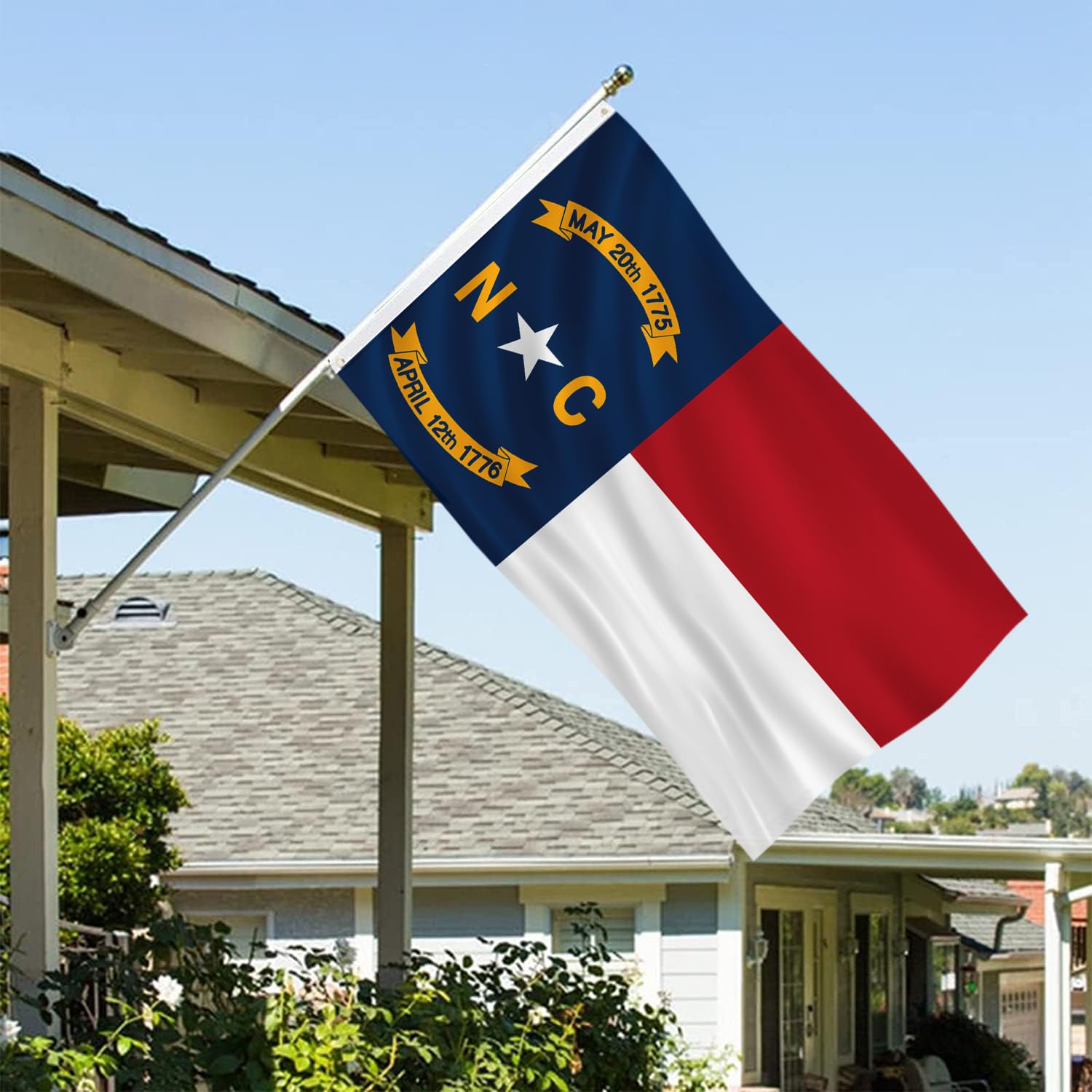 Snapklik.com : North Carolina State Flag 3x5 Outdoor Double Sided NC ...