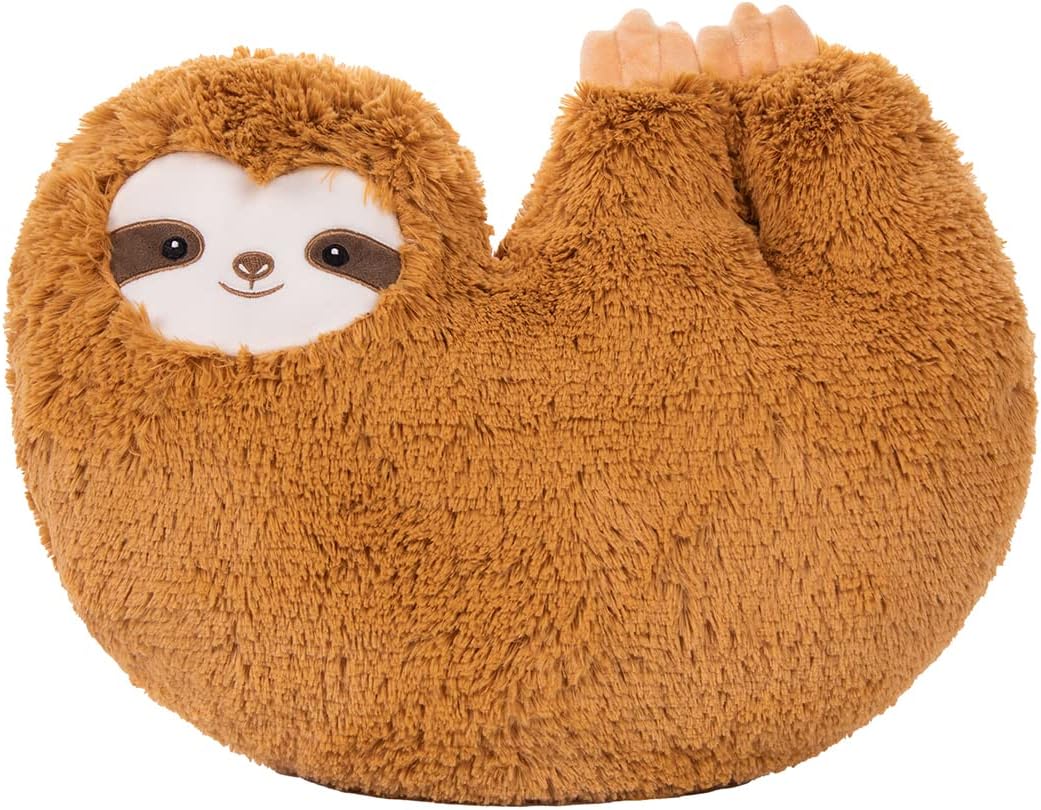 Amazon.com: AmyToo Plush Sloth Pillow 16 inch : Toys & Games