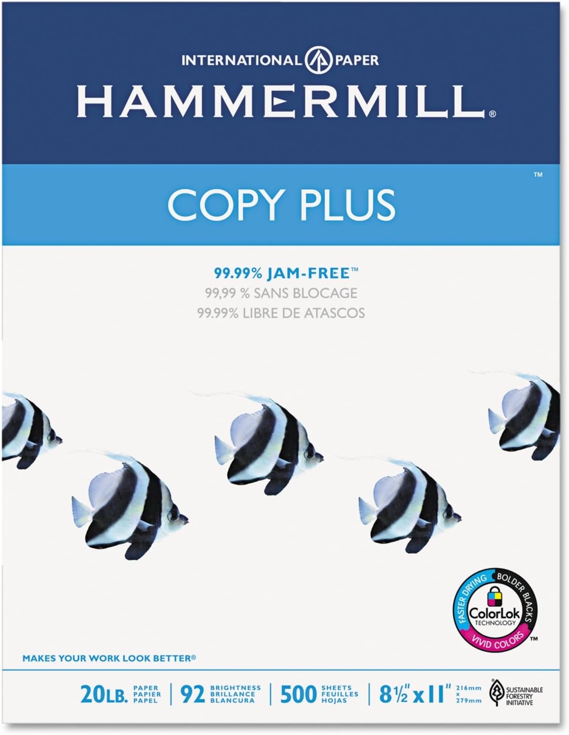 Amazon.com : Hammermill Copy Plus Multipurpose Inkjet & Laser Paper, 8 ...