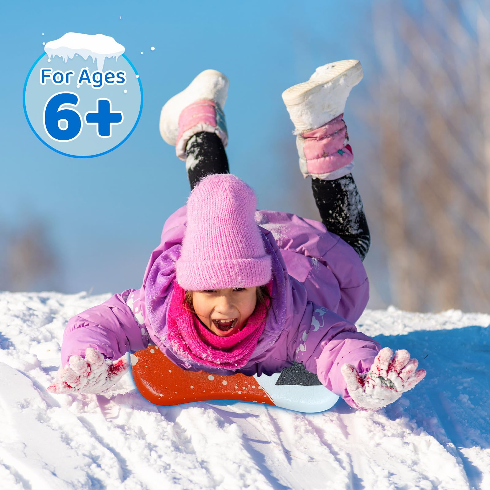 Snapklik.com : Wham-O 36 Snowboogie, Single Rider Winter Snow Sleds ...