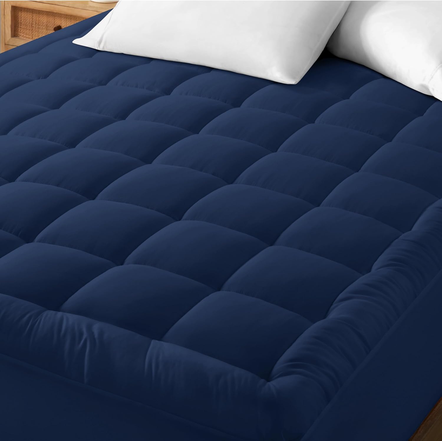 Bare Home Surmatelas en coton pour grand lit – Housse de matelas ...