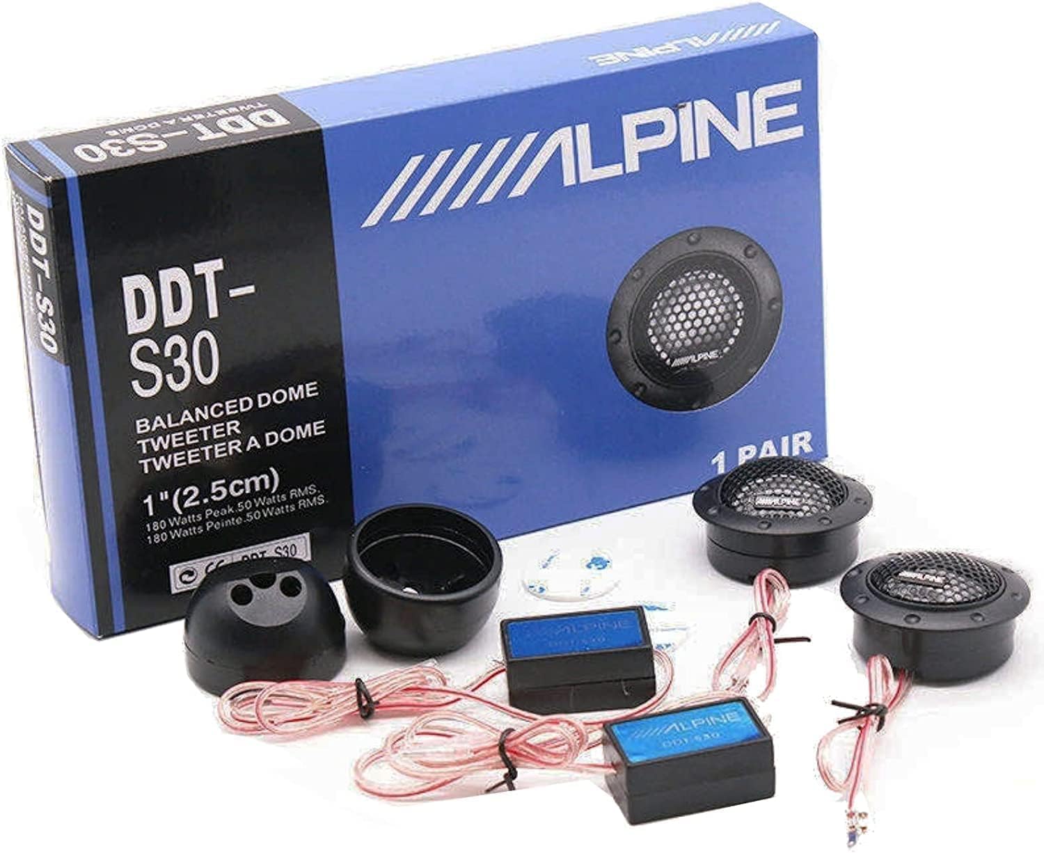 Amazon.com: Alpine S-S10TW S-Series 1" Silk Dome Tweeter Set : Electronics