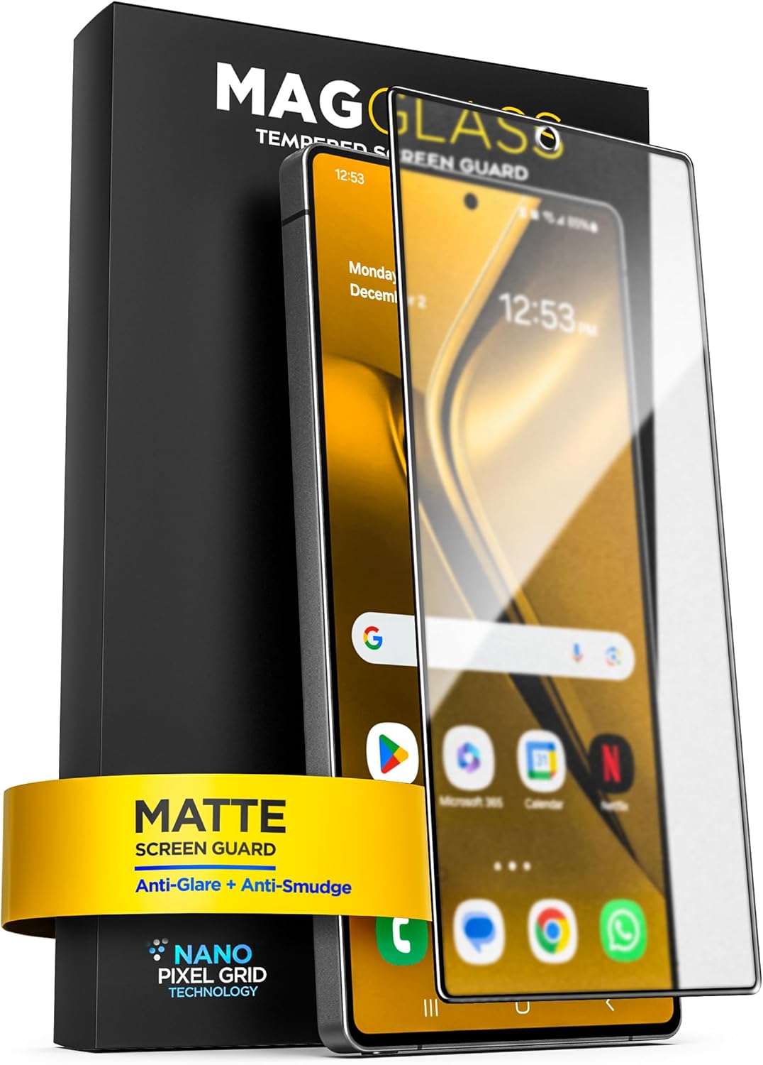 Amazon.com: magglass for Samsung Galaxy S25 Ultra Matte Screen ...