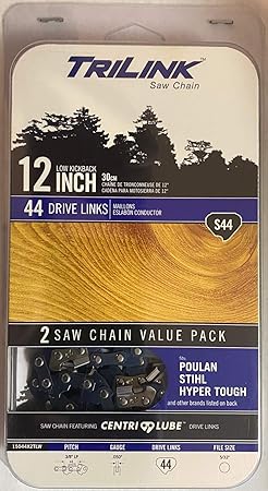 Amazon.com: TriLink 12 Inch Saw Chain: 2 Chain Value Pack : Patio, Lawn ...