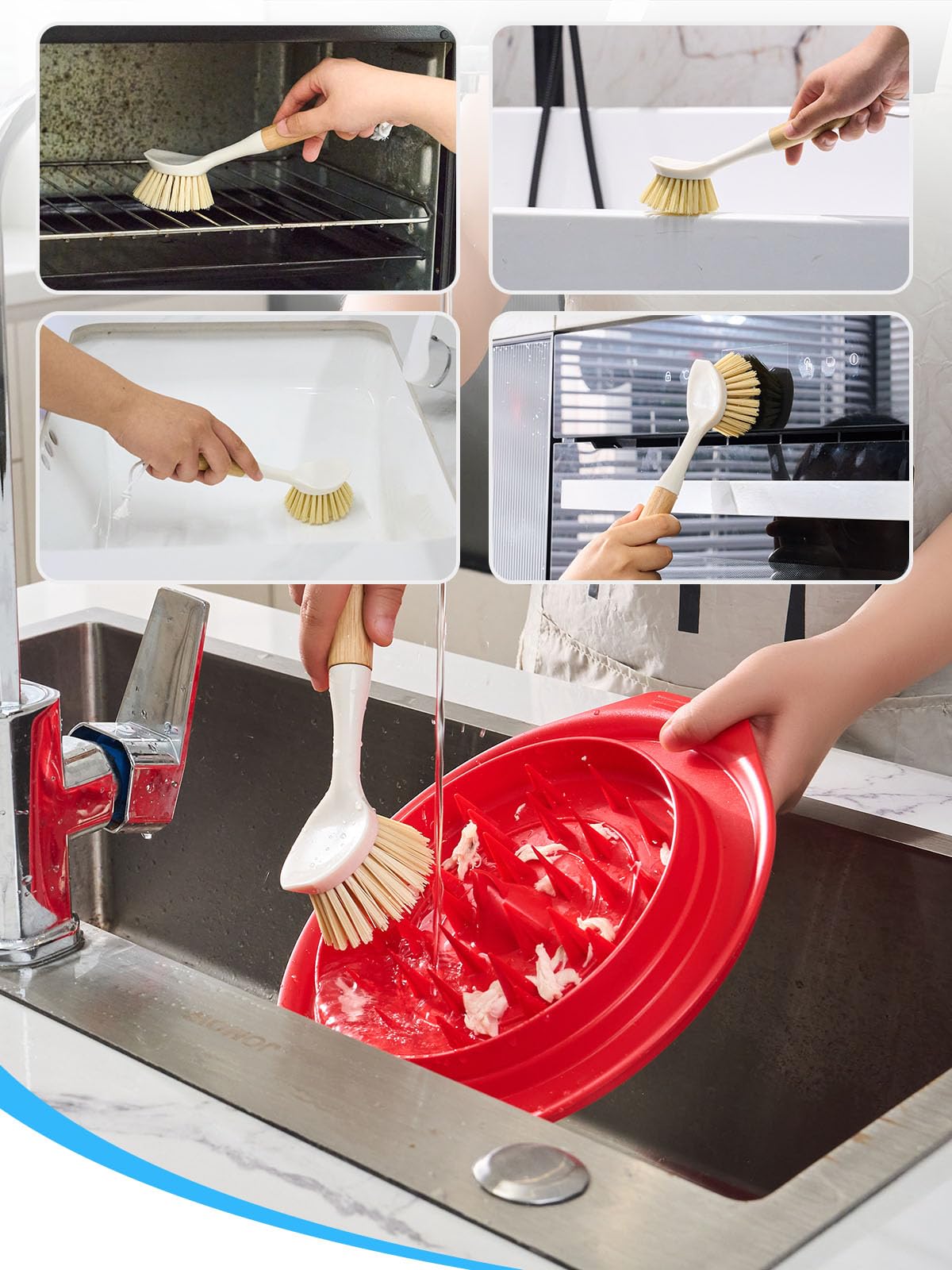 Snapklik.com : Kitchen Brushes For Meat Chopper, Meat Grinder Brushes ...