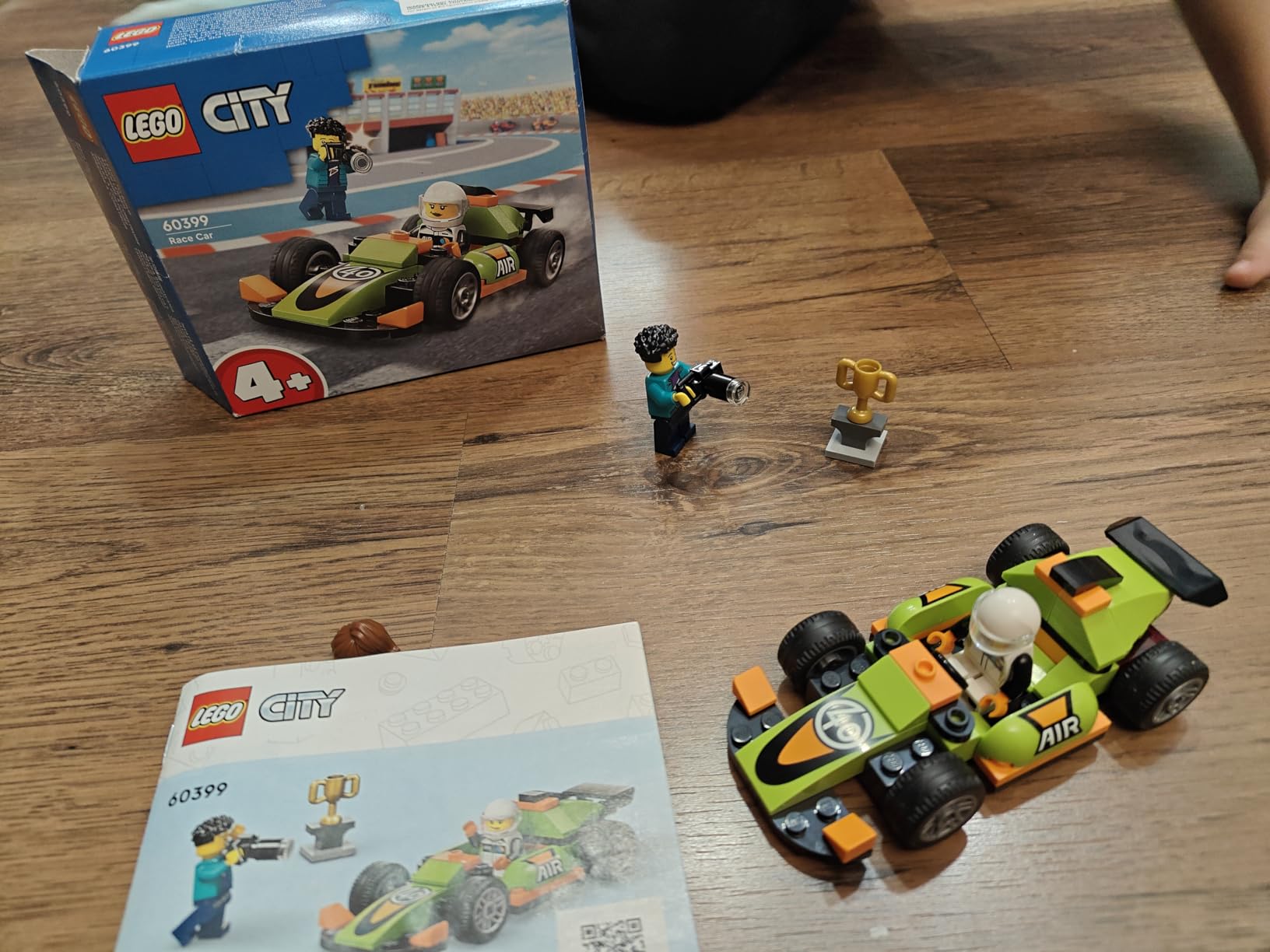LEGO City Green Race Car, Racing Vehicle Toy for Ages 4 and Up 60399 ...