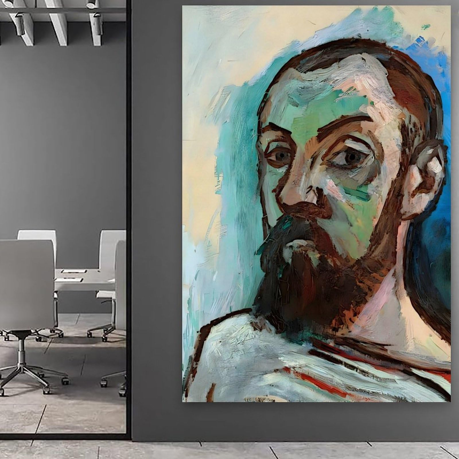 Matisse Self Portraits Henri Matisse Self Portrait 1906 Art 35mm Glass