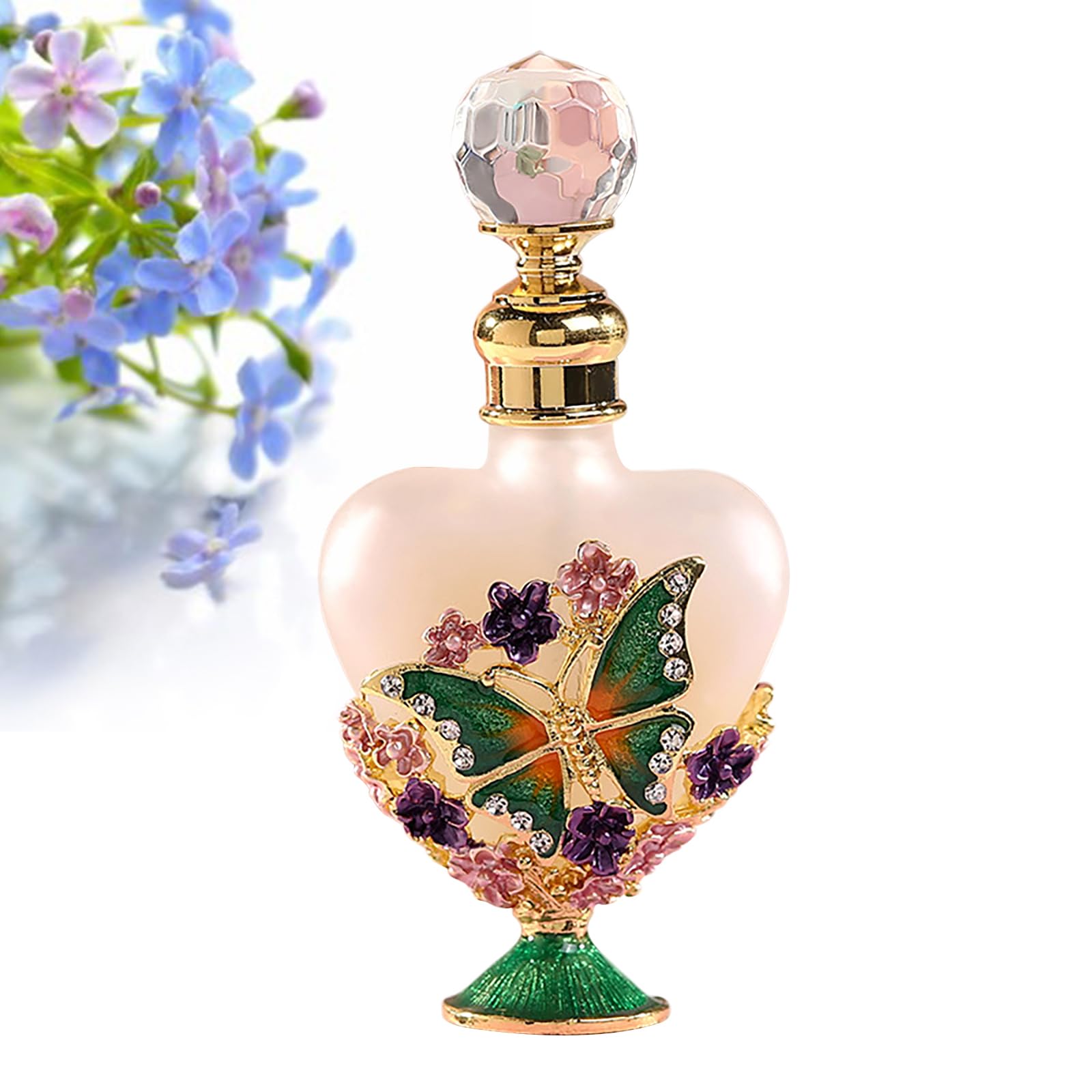 Amazon.com: Joyeee Mini Glass Empty Perfume Bottles, 1 Pack Miniature ...