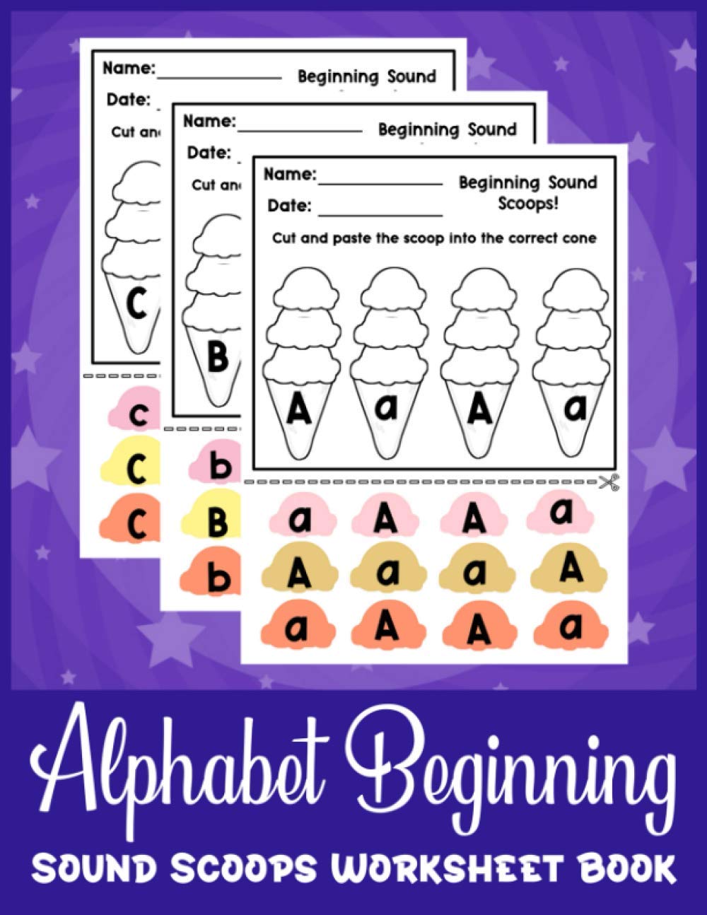 Alphabet Beginning Sound Scoops Worksheet Book This Worksheets Work ...