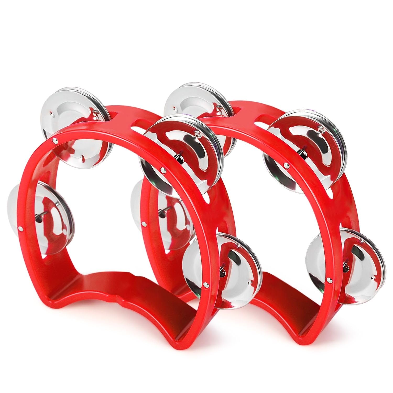 Snapklik.com : Flexzion Half Circle Tambourine Hand Held Percussion ...