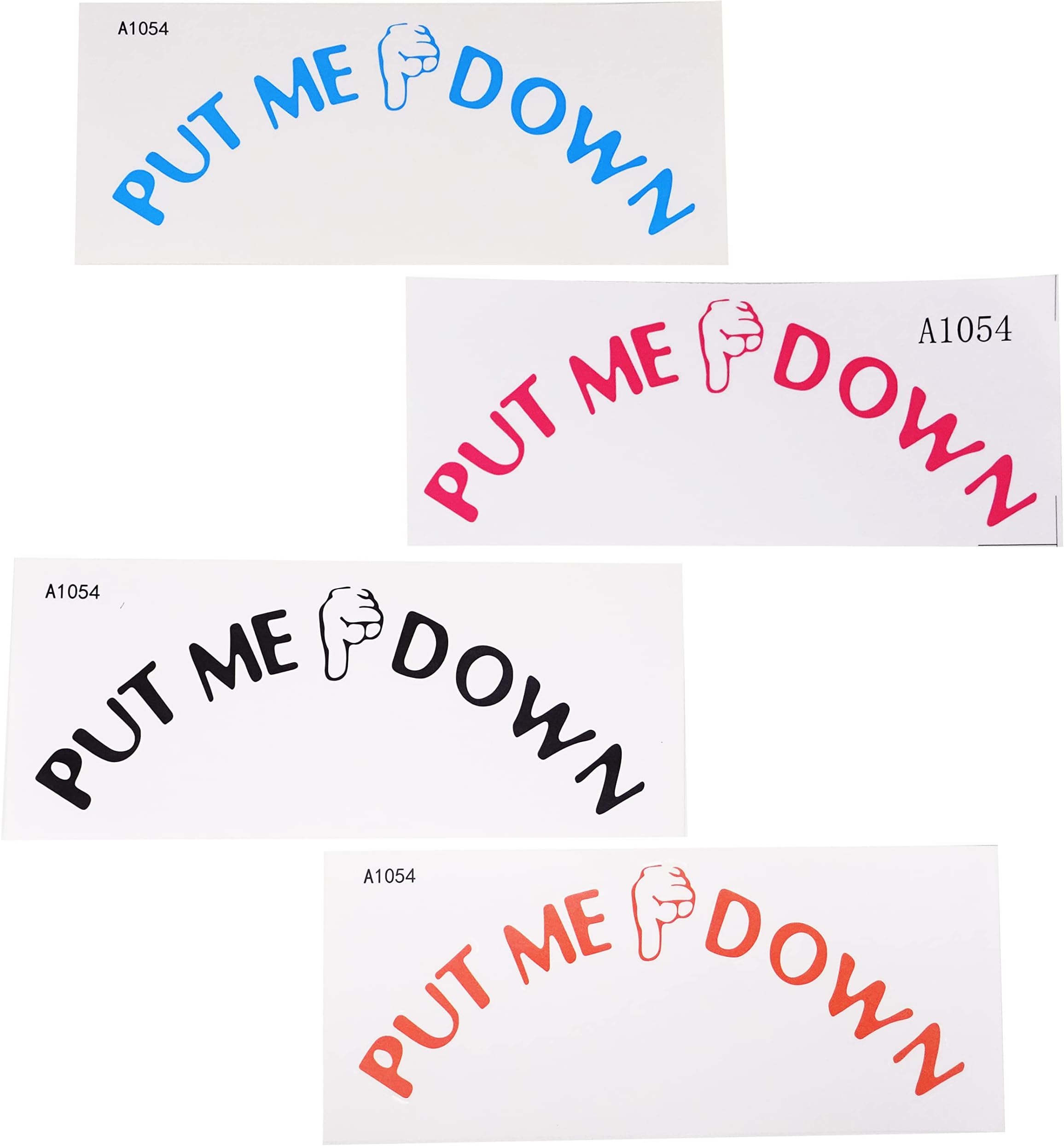 Amazon.com: Jiabetterniu Put Me Down Toilet Luminous Sticker Decal ...