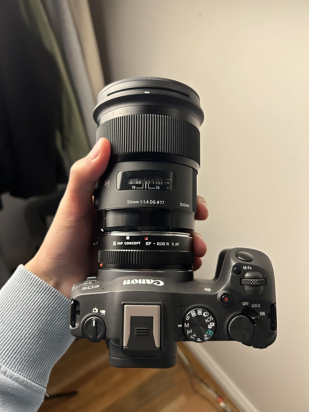 K&F Concept EF to EOS R Adapter, Auto Focus EF EF-S Lens to RF Mount ...