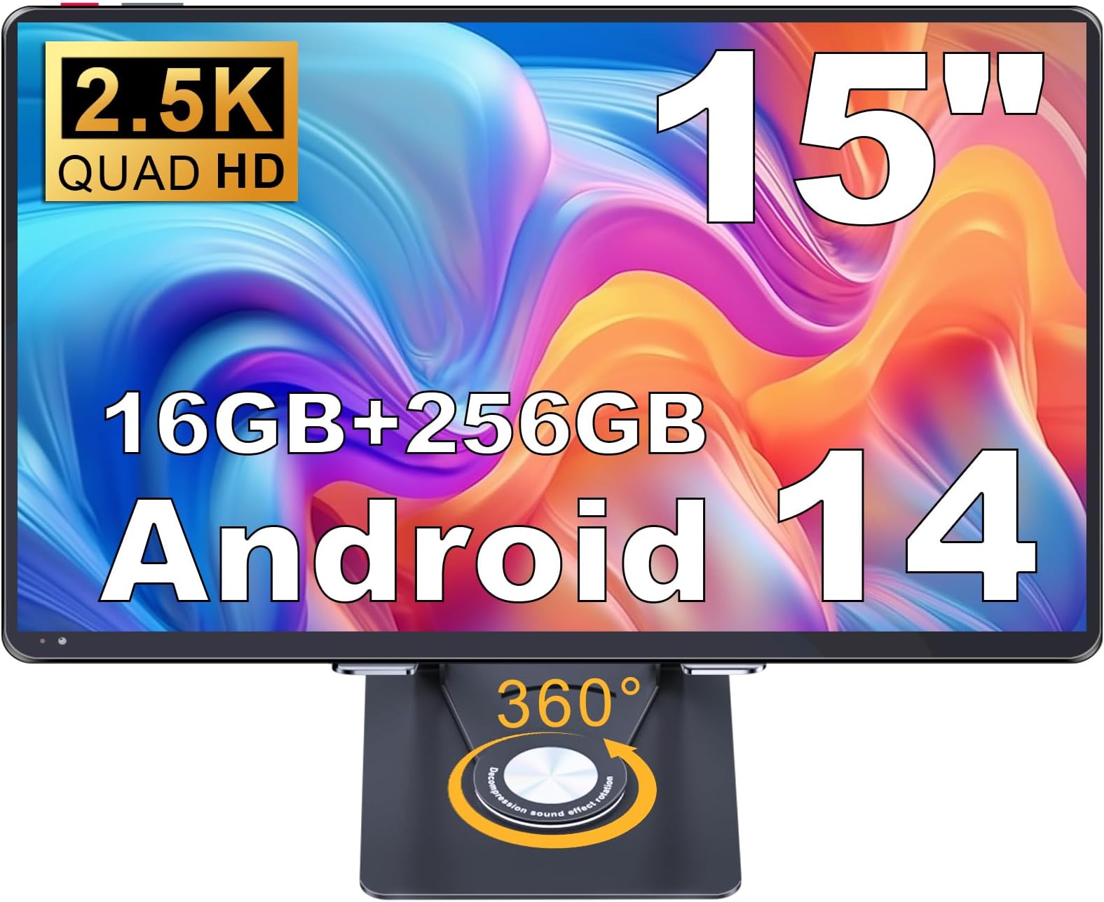 Amazon.com : jumper 15 inch Tablet 2.5K Display, Helio G99 Octa-Core ...