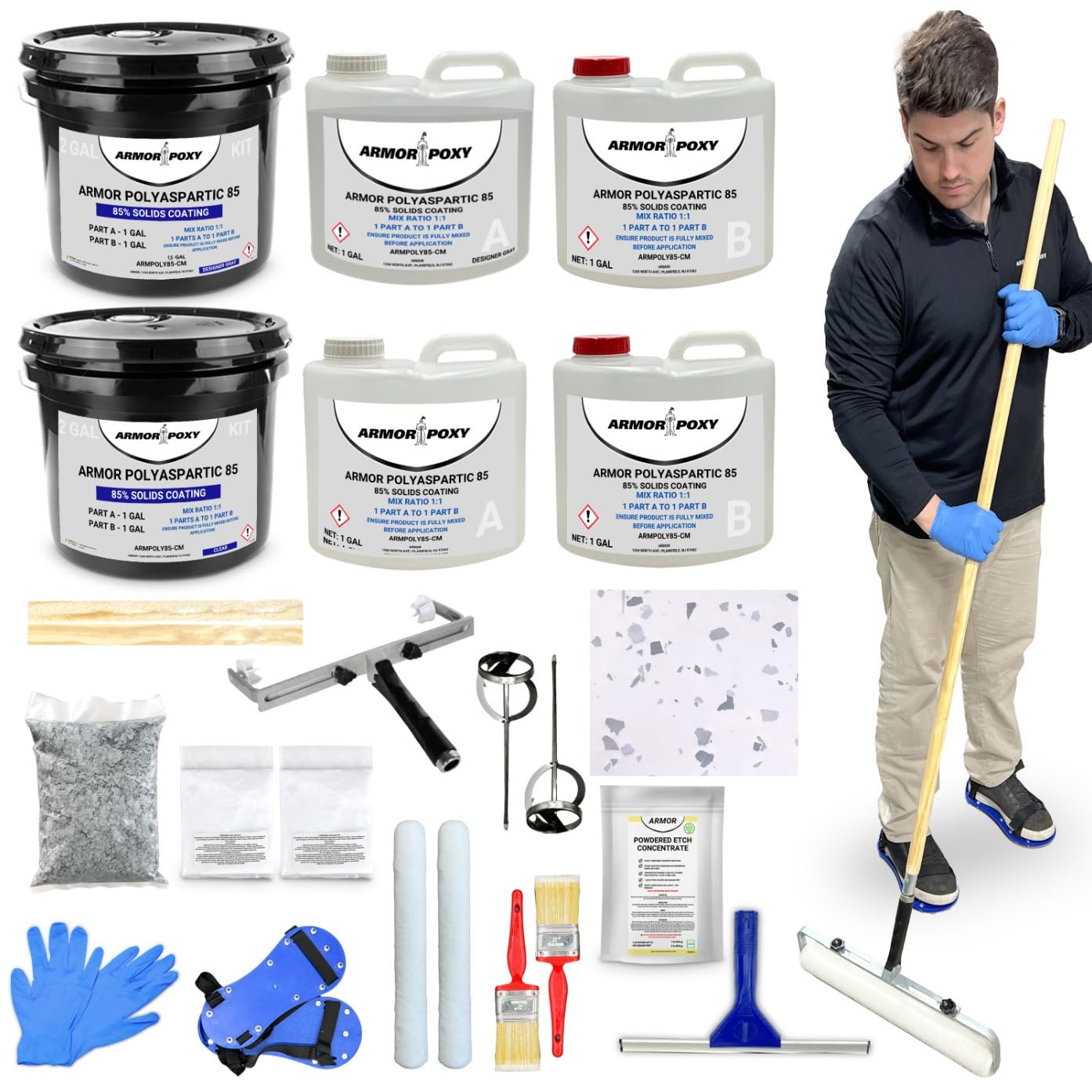 ArmorPoxy Polyaspartic Floor Coating Kit Review | Handcrafted Reviews