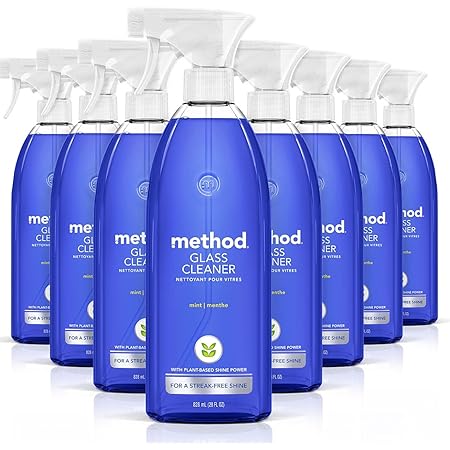 Amazon.com: Method Glass Cleaner Spray, Mint, Ammonia Free & Plant ...