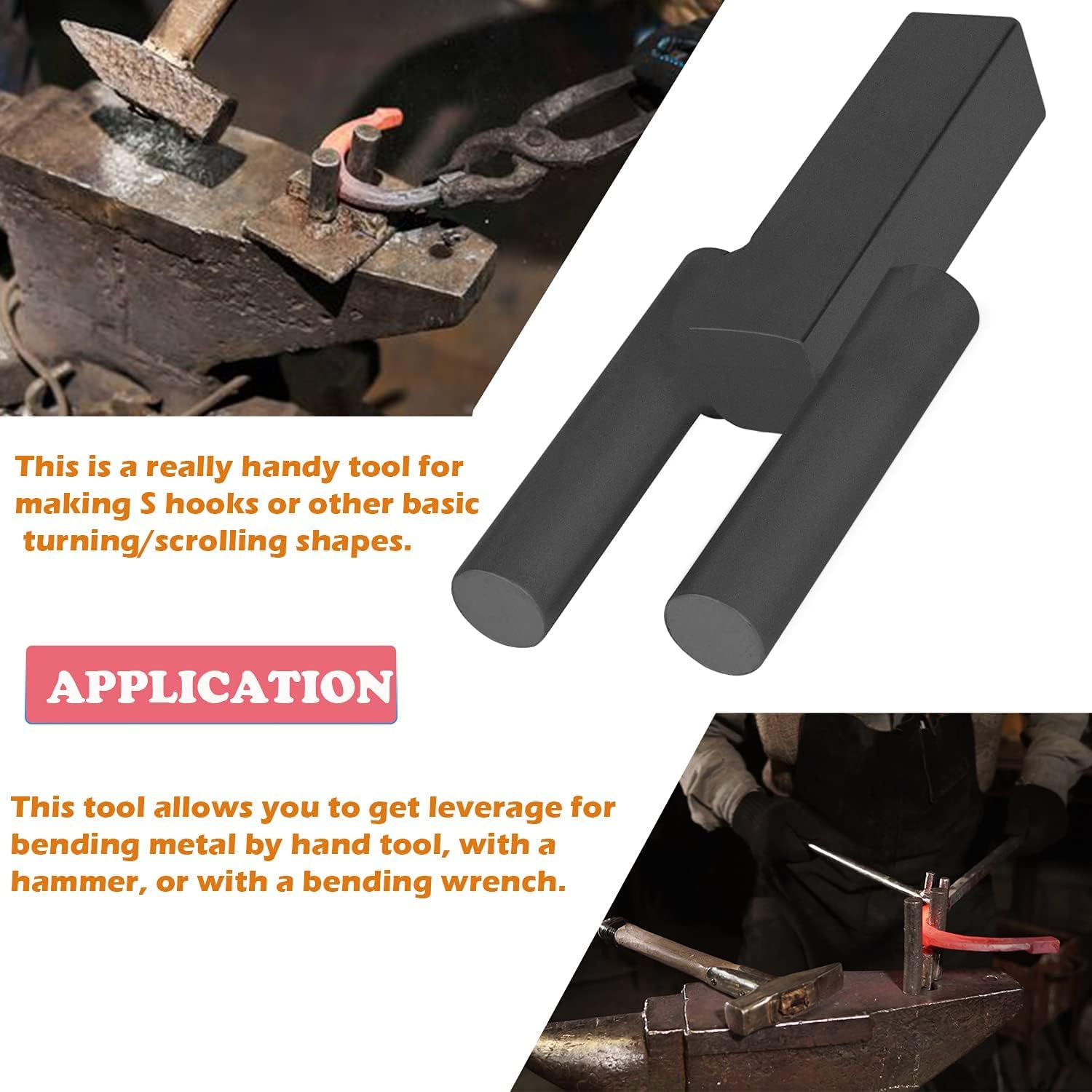 Blacksmith Hardy Anvil Tool 7/8″ Hardy Turning Bending Forge Scrolling ...