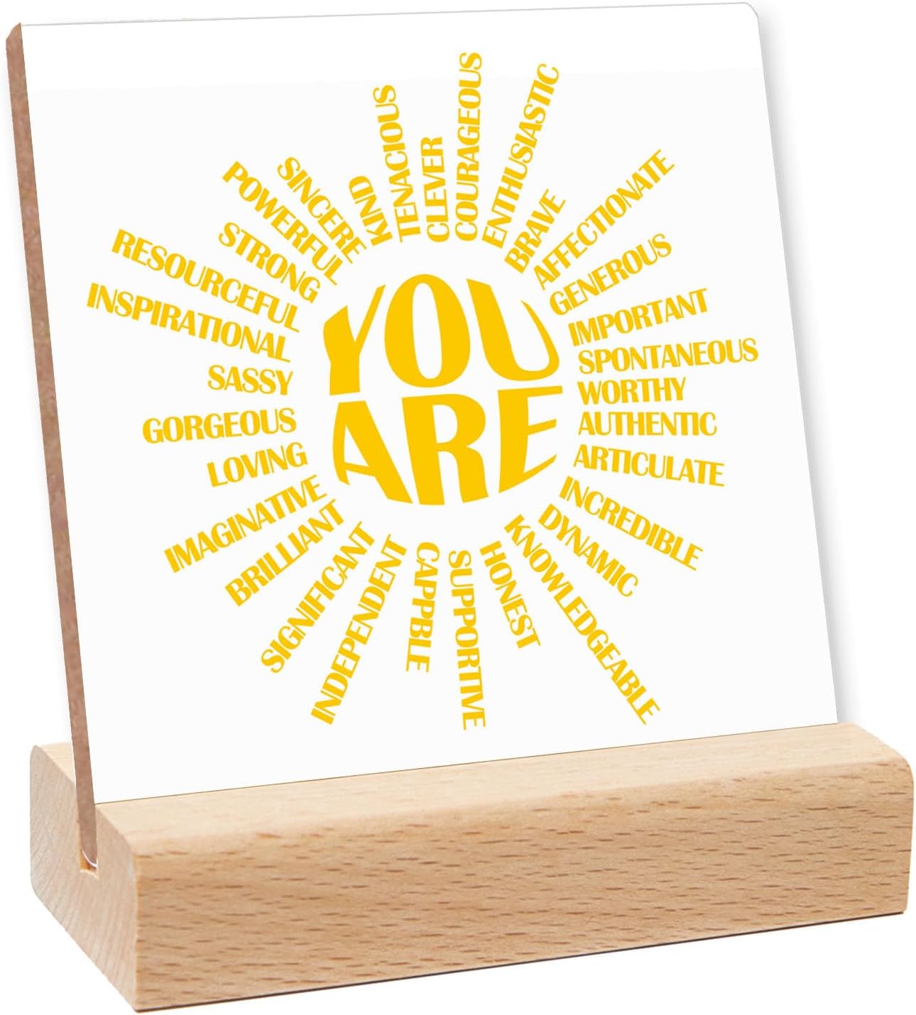 Amazon.com: Inspirational Sign for Office Desk Sign for Coworkers ...