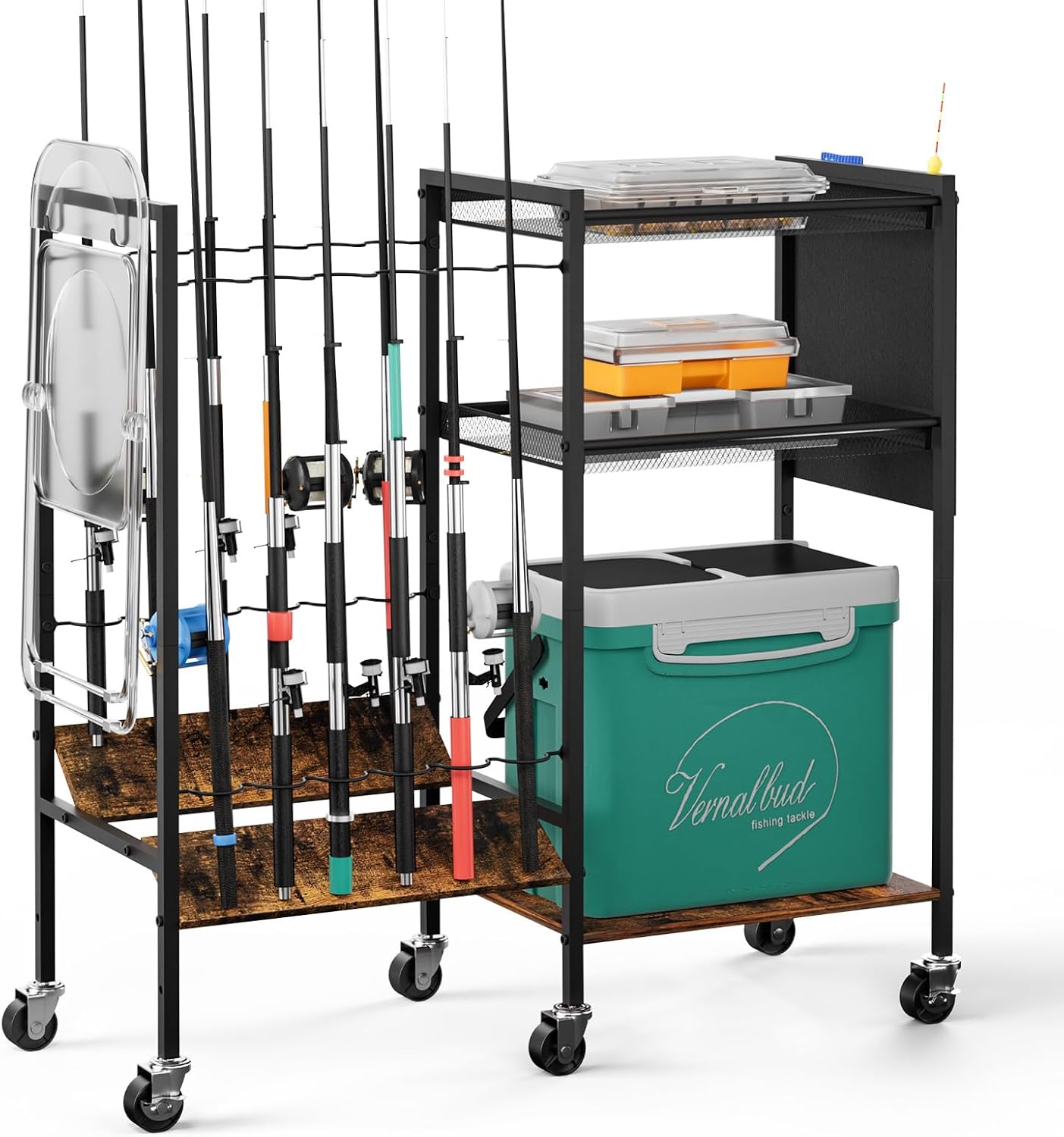 Amazon.com: InHomFu Fishing Rod Holder, Portable Fishing Rod Storage ...