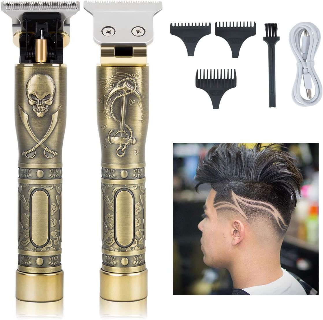 Amazon.com: Pro T Outline Clippers Trimmer T Blade Hair Cutting ...