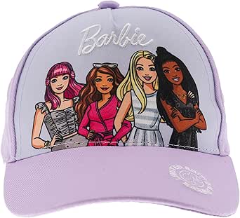 Amazon.com: Licensed Barbie Kids Girls Baseball Cap Hat in Purple ...