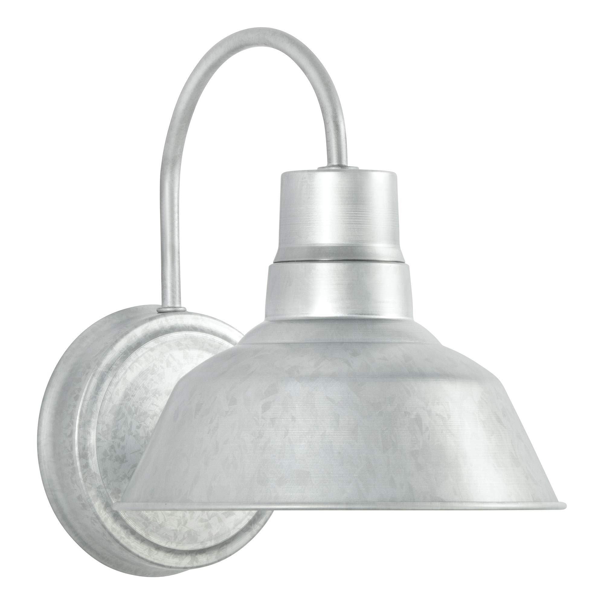 Galvanized Gooseneck LED Wall Sconce Barn Light Fixture - Industrial ...