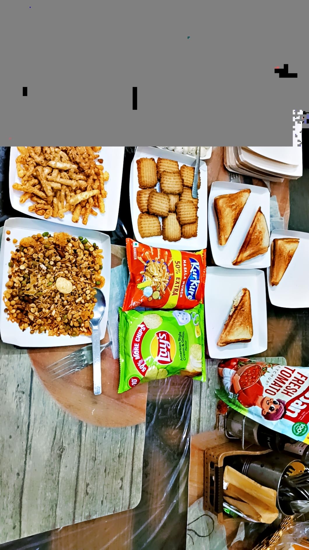 Ecobyte ITC Square Paper Plate [6 in.] – Pack of 50, Disposable Plates ...