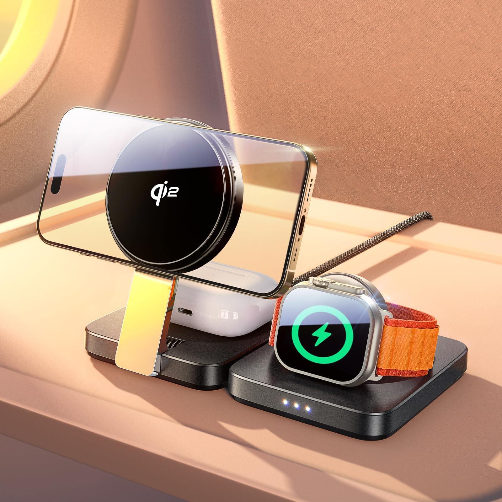 Amazon.com: LISEN Charging Station for Apple Magsafe Multiple Devices ...