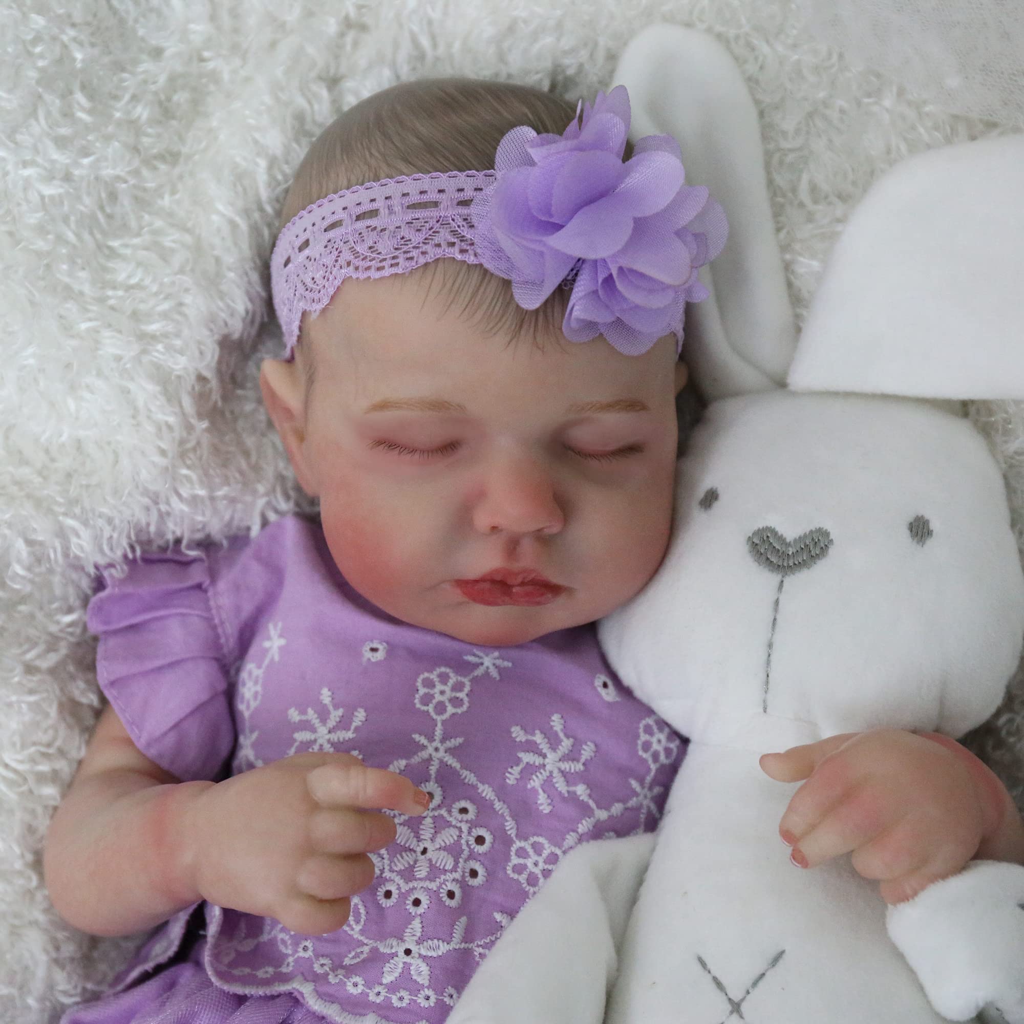 WOOROY Realistic Reborn Baby Dolls - 20 Inch Lifelike Sleeping Baby ...
