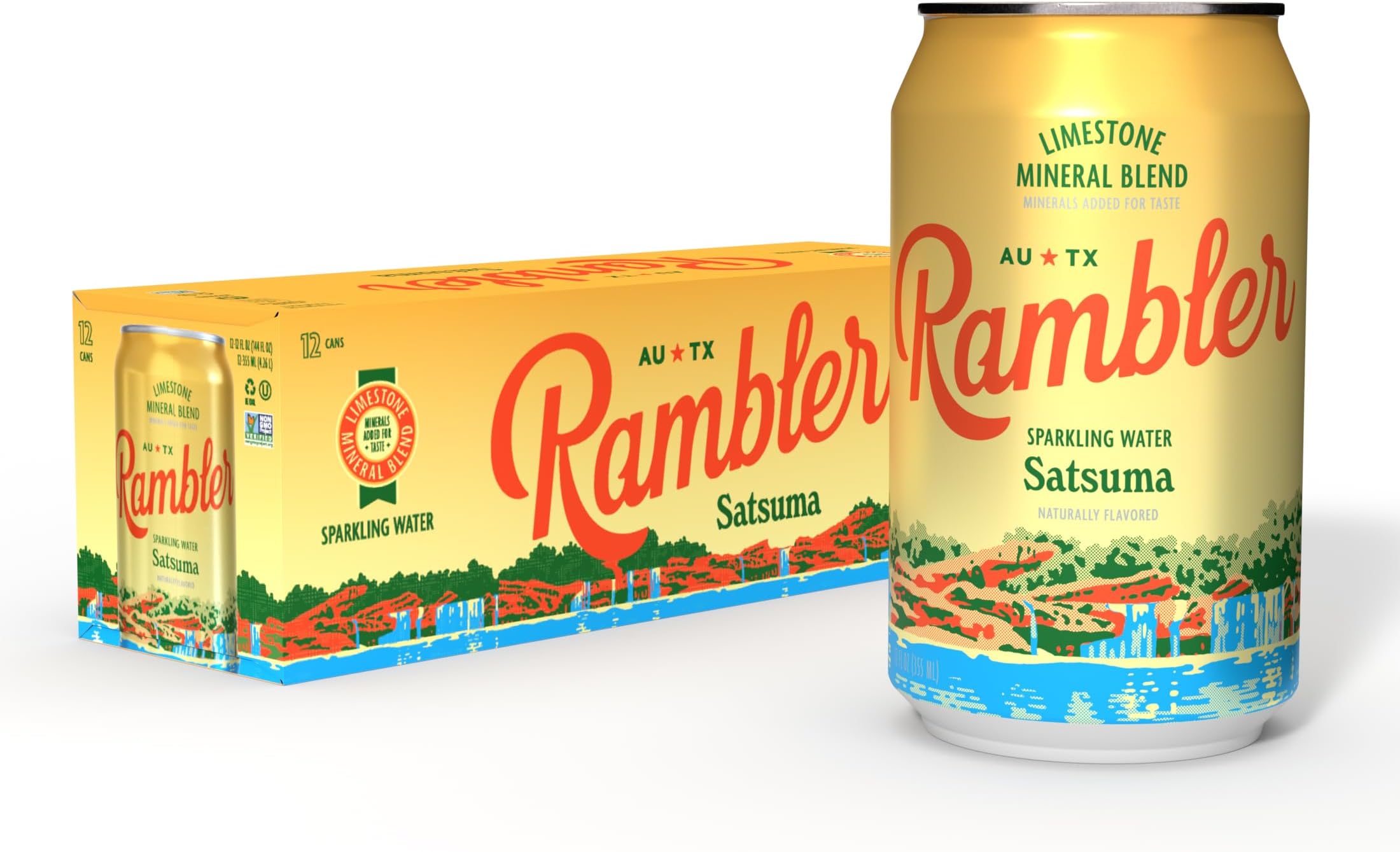 Amazon.com: Richard's Rainwater Sparkling Water (12 fl oz Glass Bottles ...