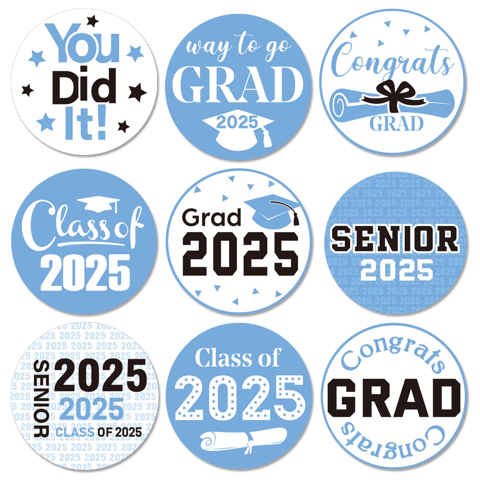 Snapklik.com : Chinco 504 Pieces 2026 Graduation Stickers Congrats Grad ...