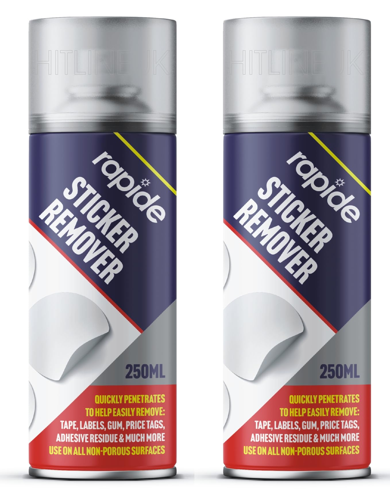 2 x Sticker Remover Sticky Stuff Remover UK Spray 250ml, Adhesive ...