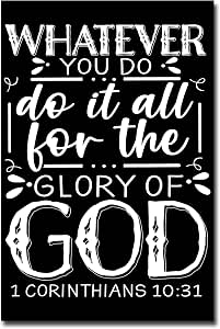 Amazon.com: PETER AND PAUL STUDIO 1 Corinthians 10 31 Whatever You Do ...