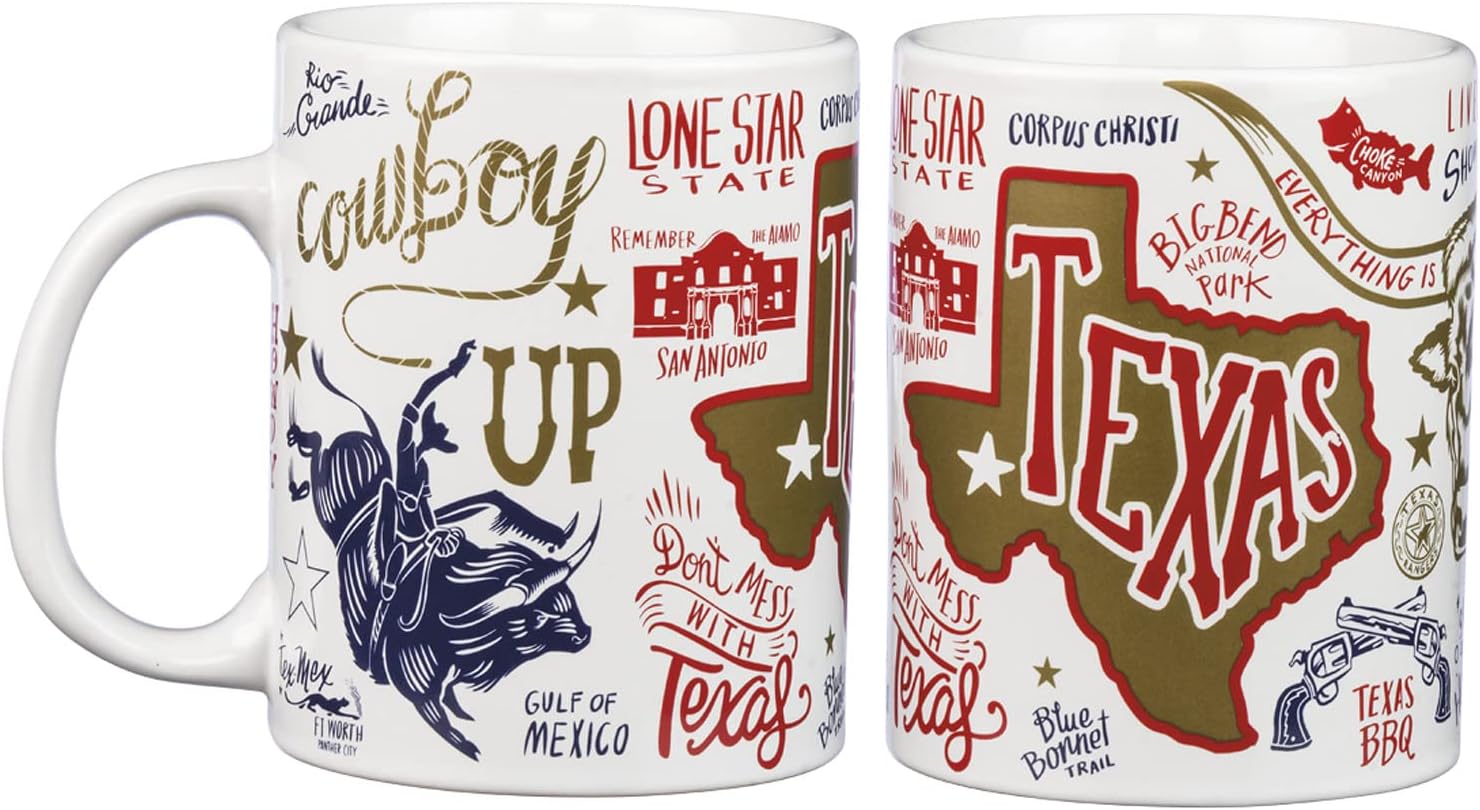 Amazon.com | Starbucks Texas Coffee Mug with Limited Edition Texas ...