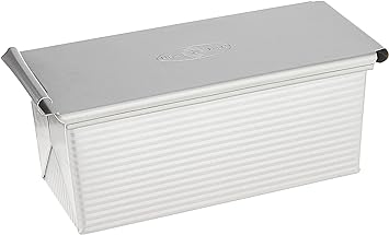 Amazon.com: USA Pan Bakeware Pullman Loaf Pan With Cover, 9 x 4 inch ...