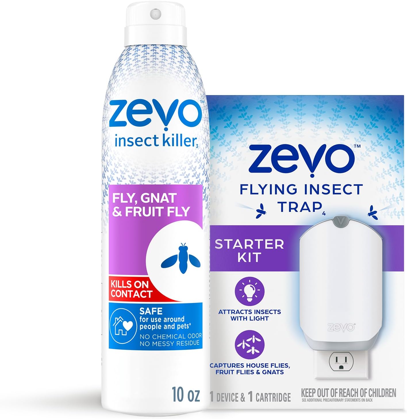 Amazon.com : Zevo Flying Insect Bug Spray: Aerosol Spray Kills Fruit ...