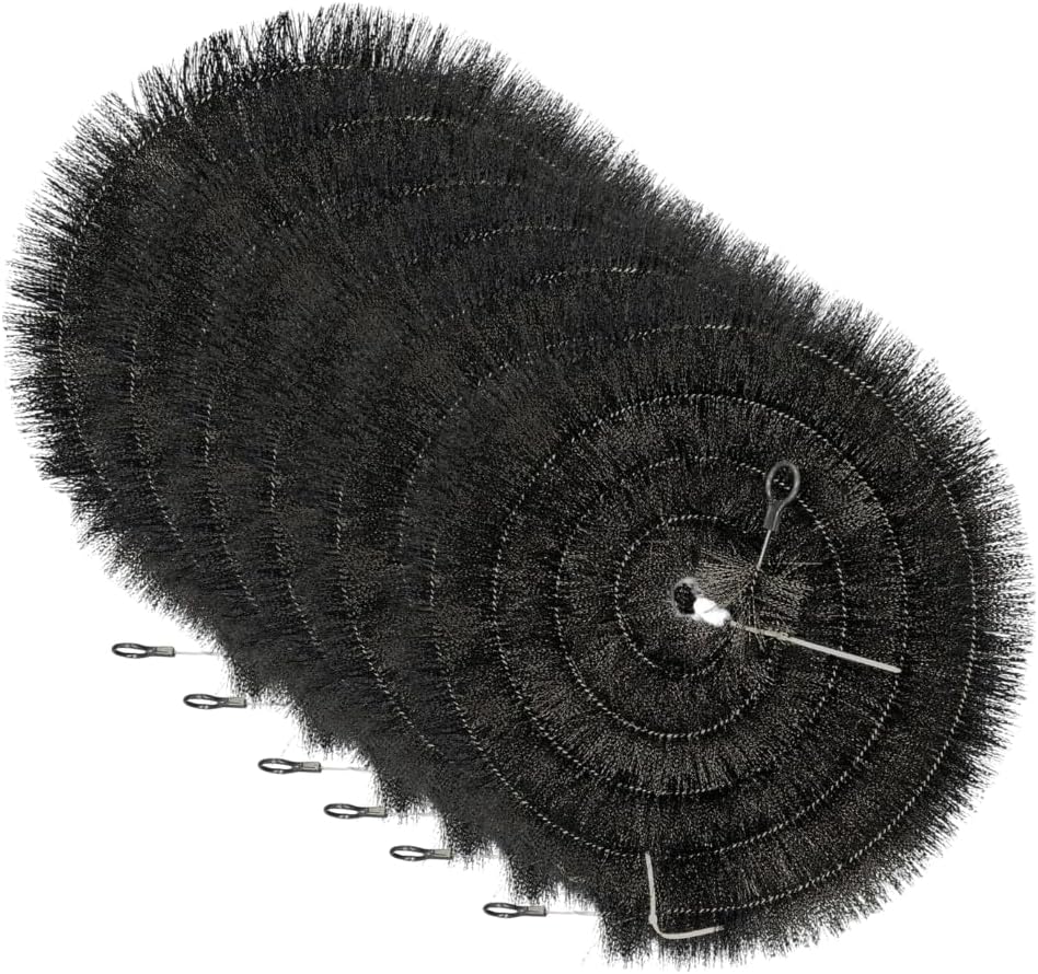 Top Home Solution ® 6 x 4 Meter Gutter Brush – 100mm Polypropylene ...