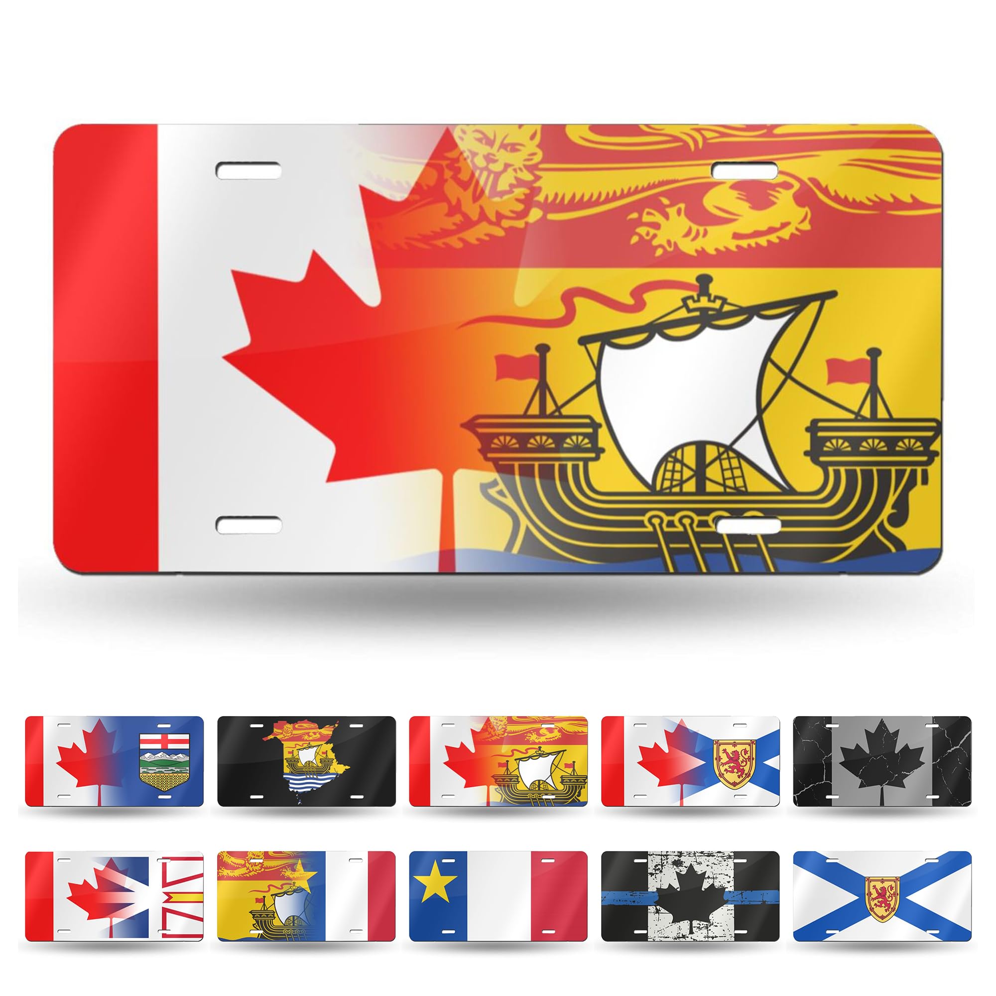 Canadian New Brunswick License Plate Province To Let NB Vehicle Owners