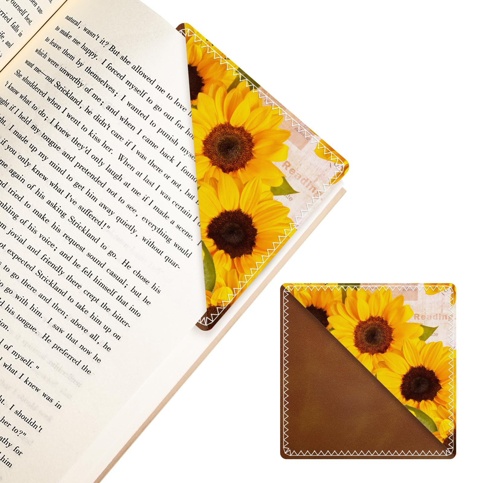 Amazon.com: Personalized Leather Bookmarks, Fun & Cute Book Accessories ...