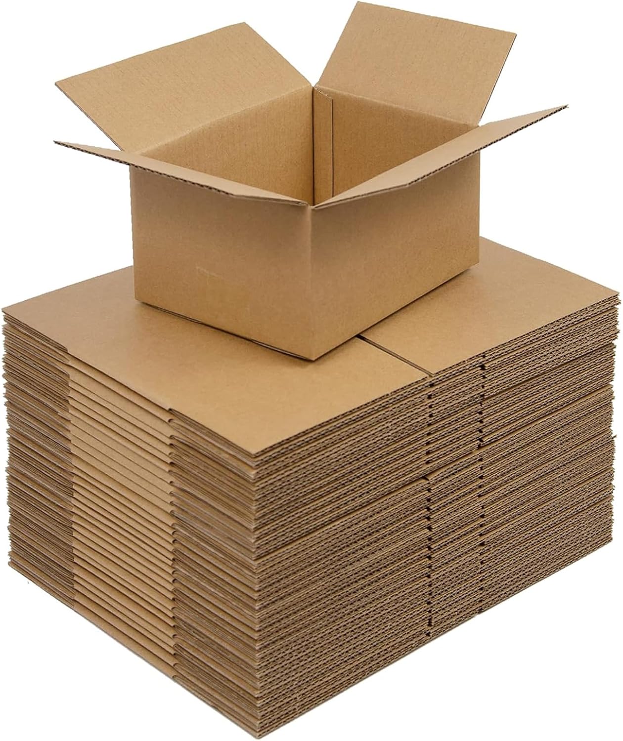 Amazon.com: EZALFTIN 30 Pack 6x6x4 inches Small Shipping Boxes Brown ...