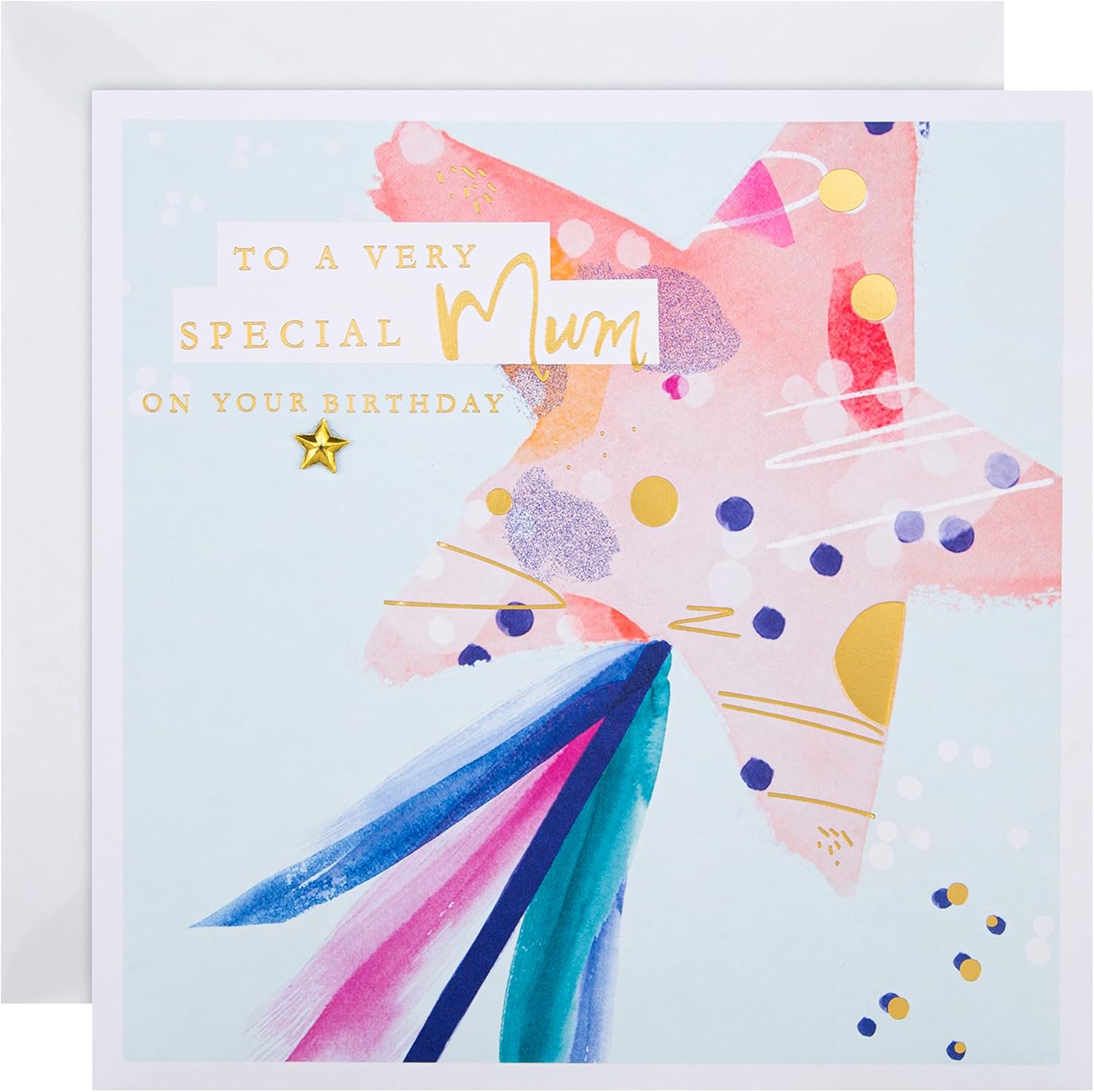Hallmark Large Birthday Card For Mum Classic Shining Star Design hallmark-large-birthday-card-for-mum-classic-shining-star-design
