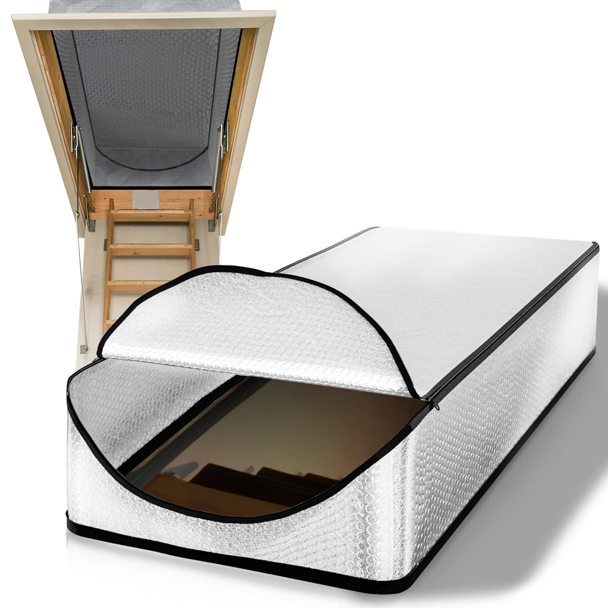 PUREVACY Attic Stairs Insulation Cover 25 x 54 x 11 Inch. Attic Door ...