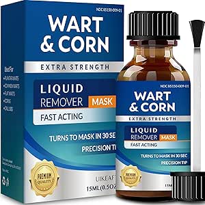Wart Corn Remover Freeze Off for Feet: Extra Strength Salicylic Acid ...