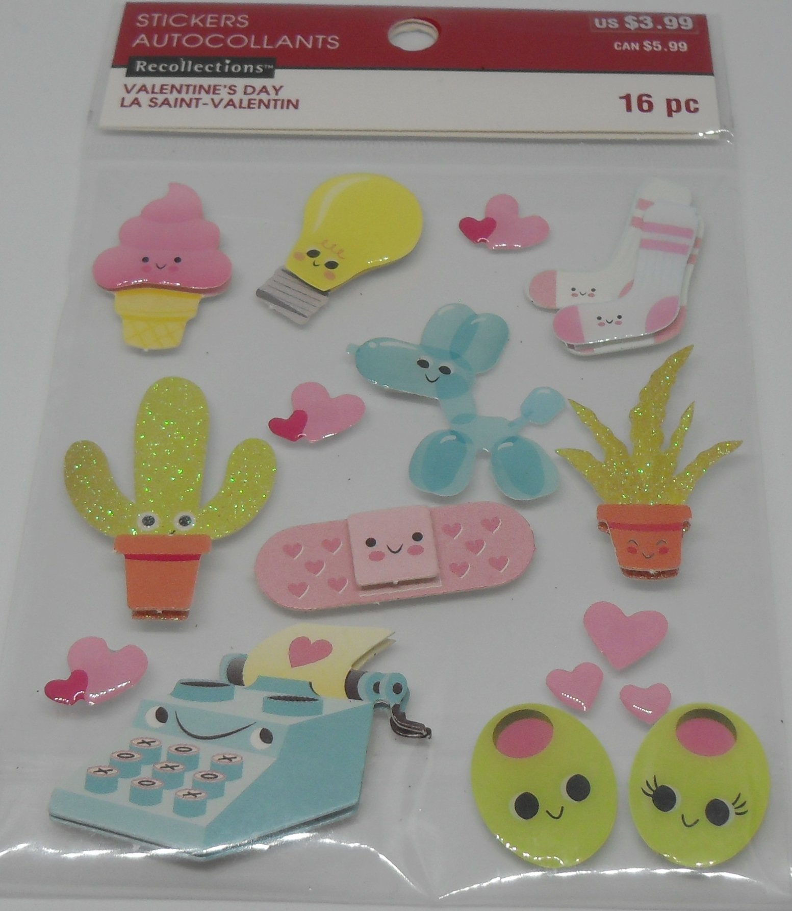 Amazon.com: Recollections Stickers Recollections Valentines Day ...