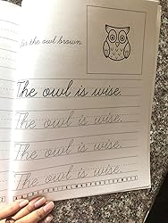 Amazon.com: Cursive Handwriting Workbook for Beginners: Premium cursive ...