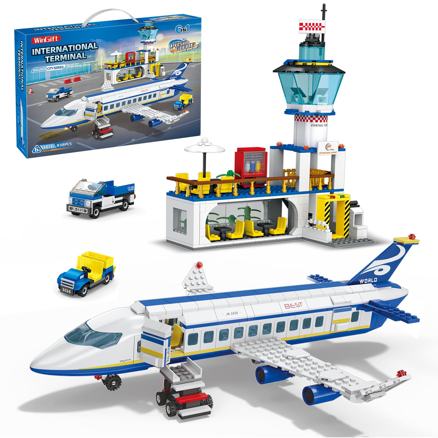 Lego city airport passenger terminal 60104 creative play building toy ...